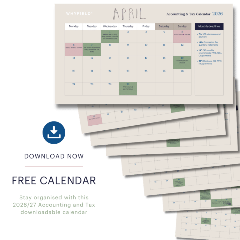 Important dates and deadlines for the accounting calendar - Whyfield